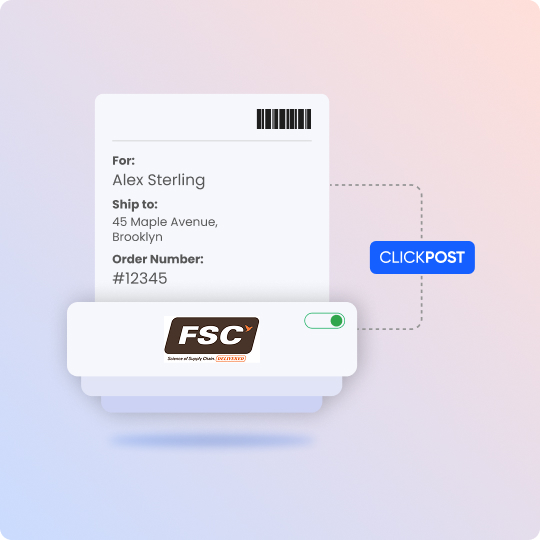 Future Supply Chain (FSC) API Integration & Tracking with ClickPost