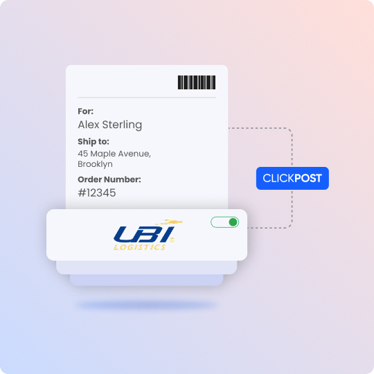 UBI Logistics API Integration and Tracking with ClickPost
