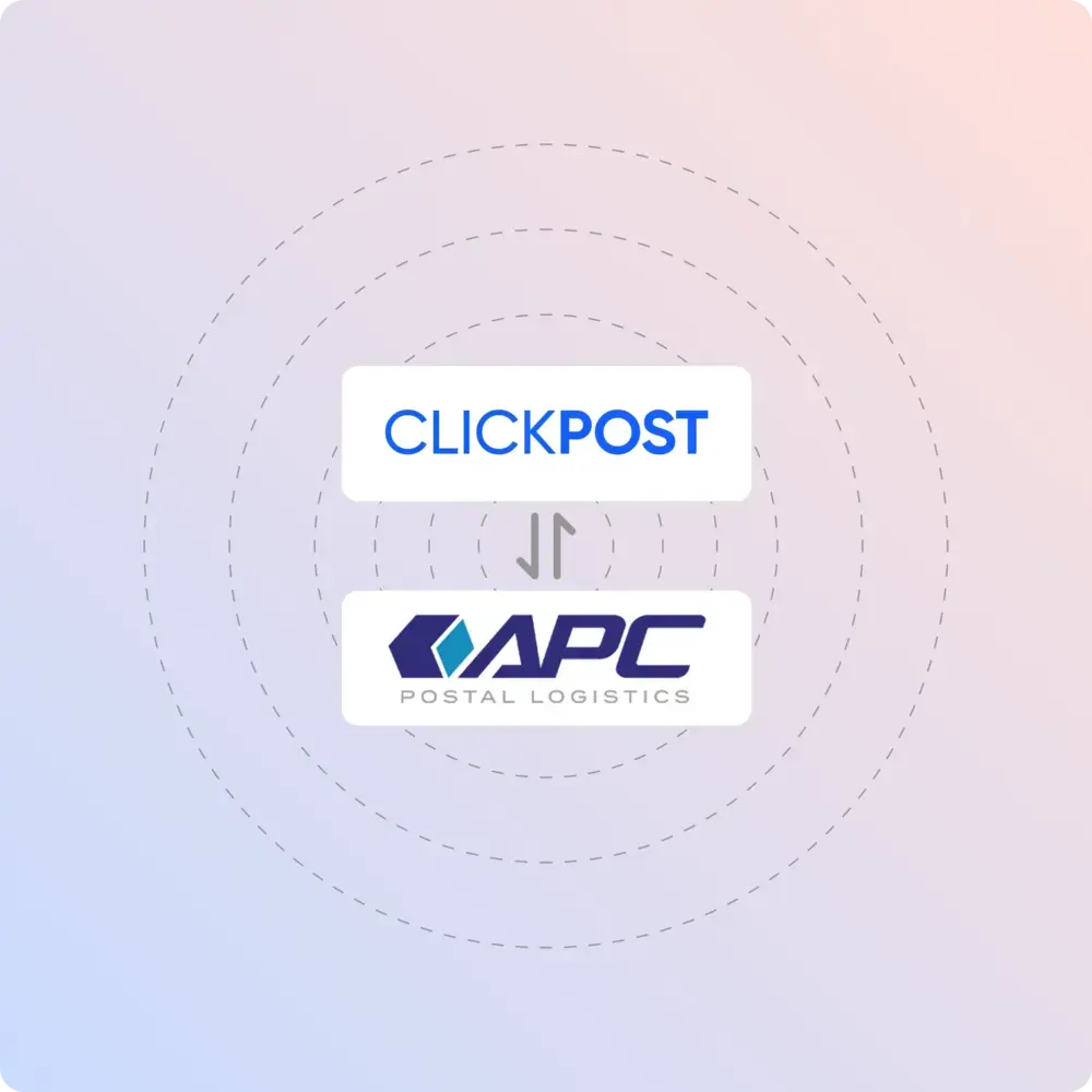 APC Postal Logistics API Integration and Tracking with ClickPost