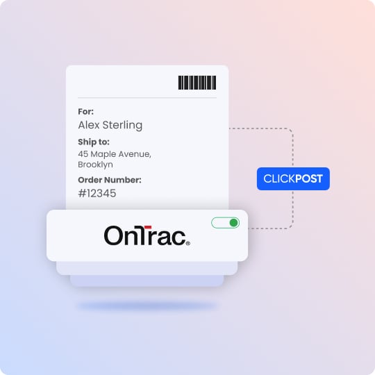OnTrac API Integration and Tracking with ClickPost