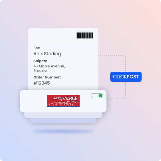 Parcel Force API Integration and Tracking with ClickPost