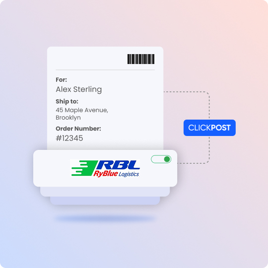 Ryblue Logistics API Integration and Tracking with ClickPost