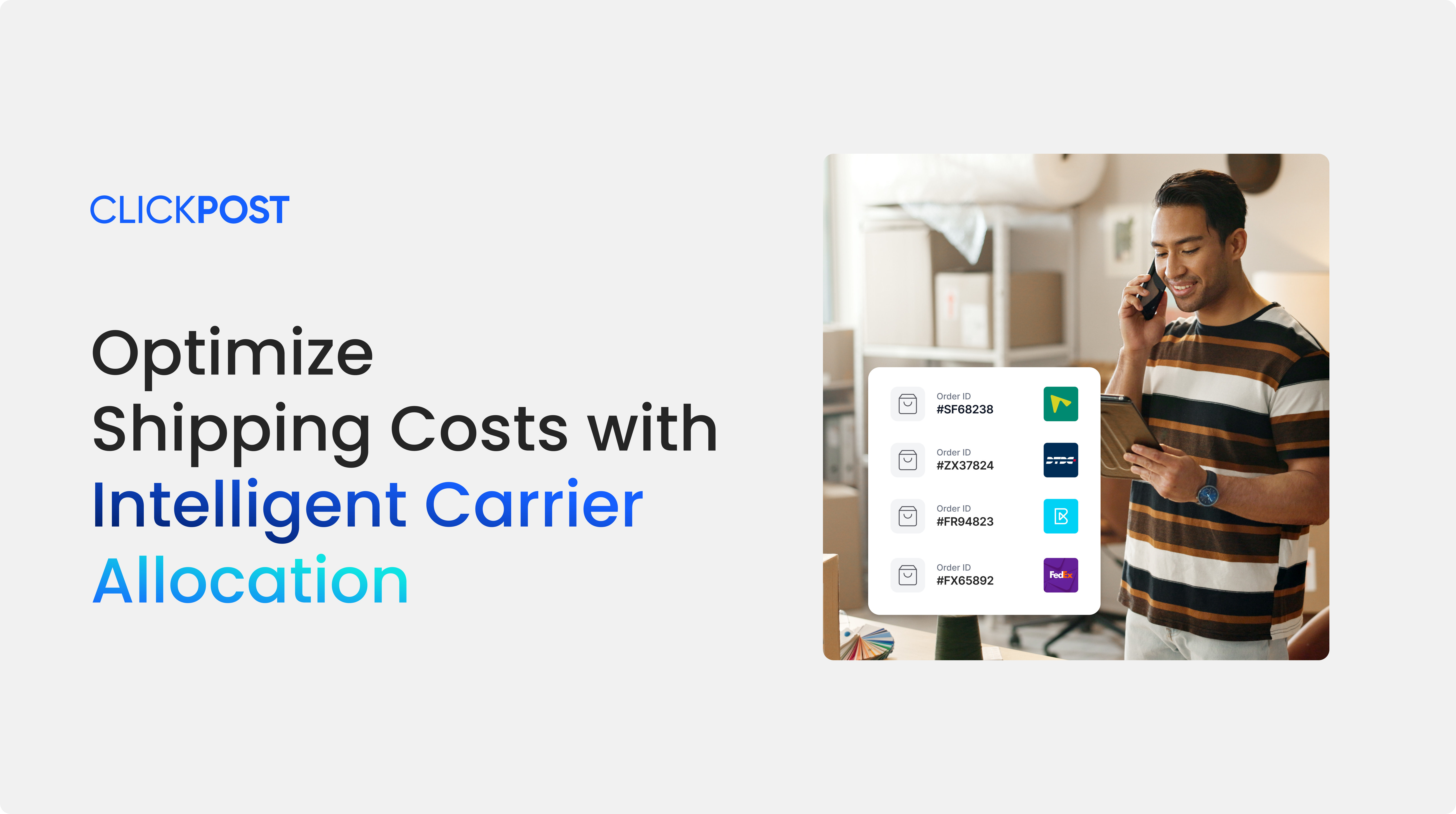 AI ML Based Carrier Allocation Platform - ClickPost